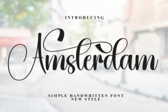 Amsterdam Calligraphy Font - Download Free Font