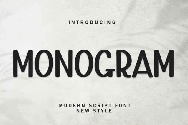 Monogram Display Font - Befonts