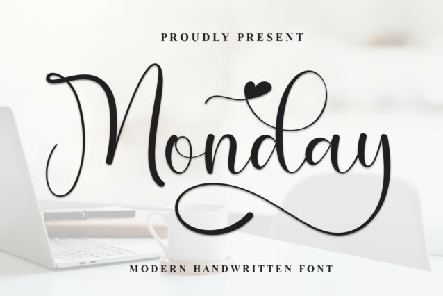 Monday Calligraphy Font - Befonts