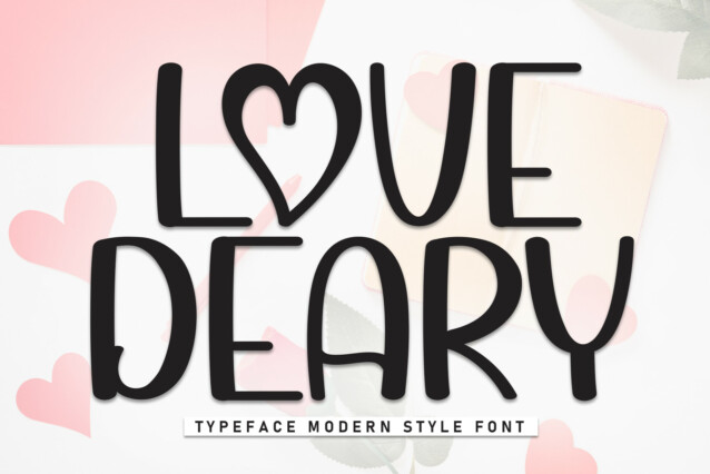 Love Deary Display Font - Befonts