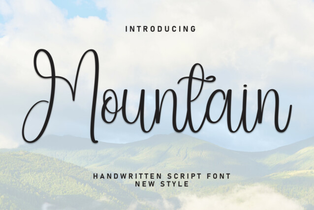 Mountain Script Font - Download Free Font