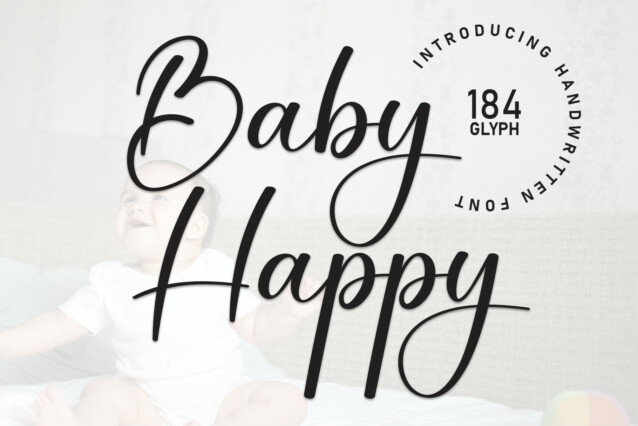 Baby Happy Script Typeface - Download Free Font
