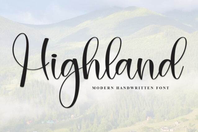 Highland Calligraphy Font - Download Free Font