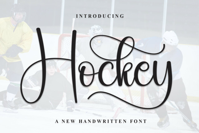 Hockey Calligraphy Font - Download Free Font