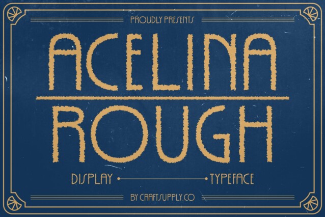 Acelina Rough Font - Download Free Font