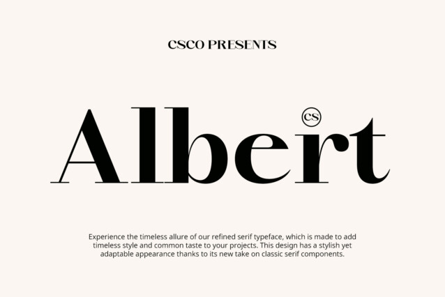 CS Albert Font - Download Free Font
