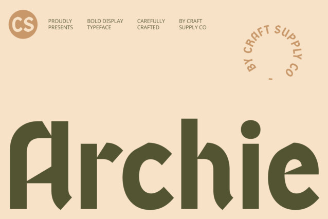 CS Archie Font - Download Free Font