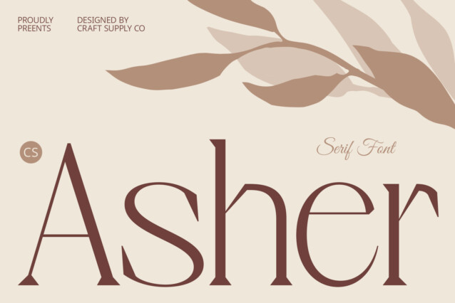 CS Asher Font - Download Free Font