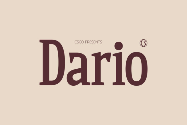 CS Dario Font - Download Free Font