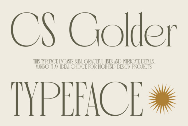 CS Golder Font - Download Free Font
