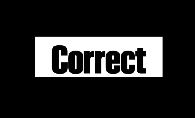 Correct Font Family - Download Free Font