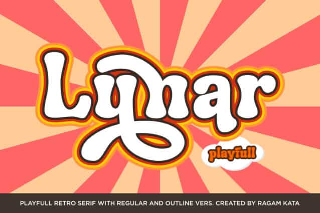 Lunar Typeface - Befonts