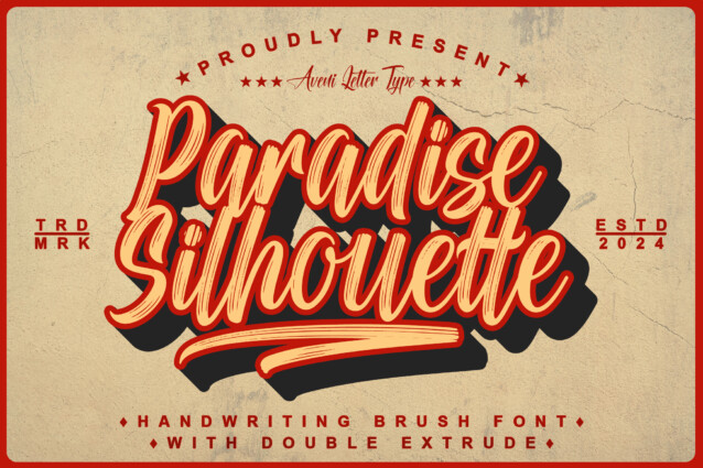 Paradise Silhouette Font - Download Free Font