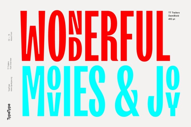 TT Trailers Font - Download Free Font