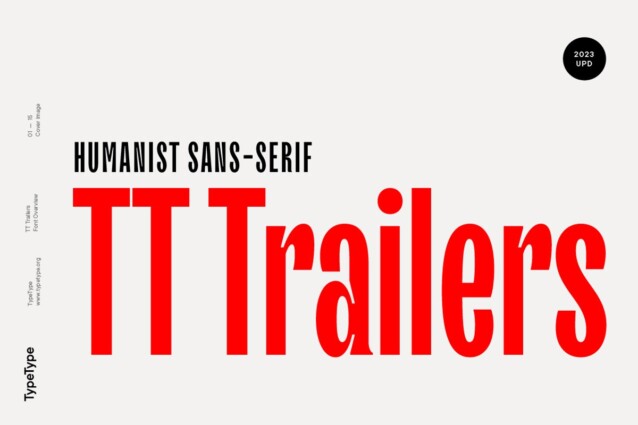 TT Trailers Font - Befonts