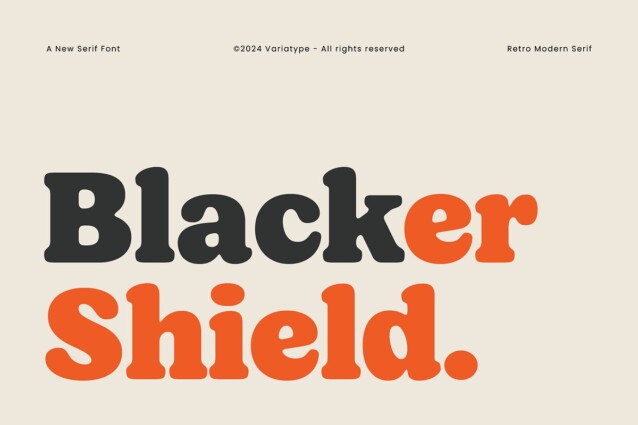 Blacker Shield Font - Download Free Font