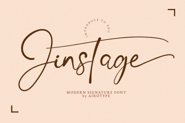 Jinstage Font - Download Free Font