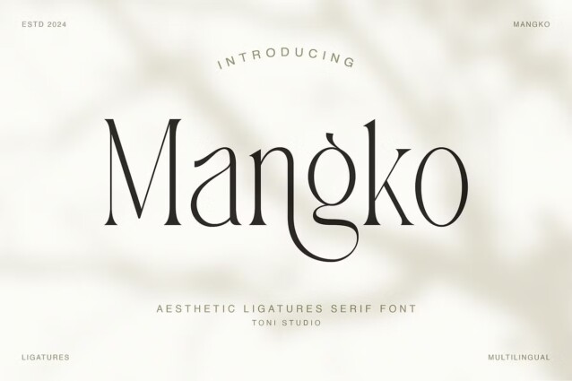Mangko Font - Befonts