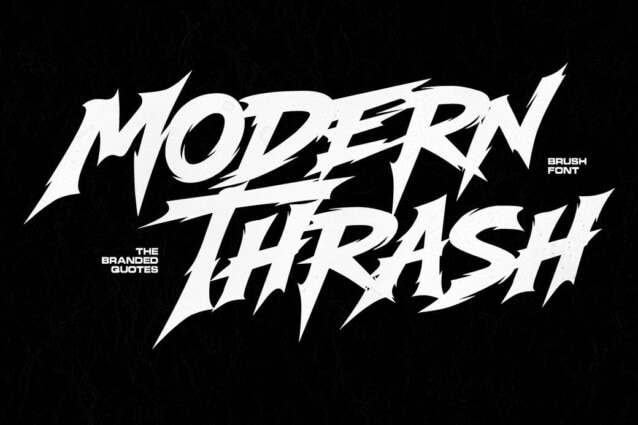 Modern Thrash Font - Download Free Font