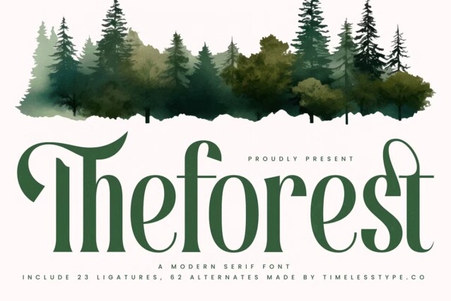Theforest Font - Download Free Font