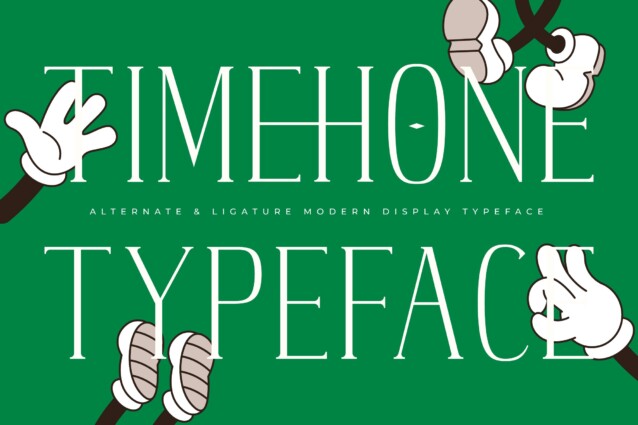 Timehone Font - Befonts