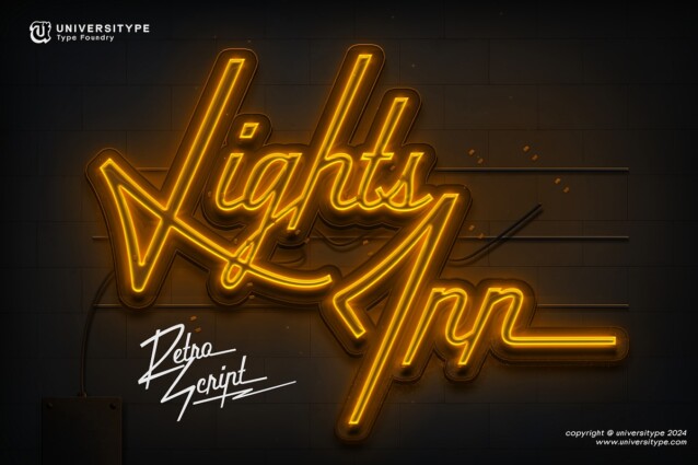 UT Lights Inn Font - Download Free Font