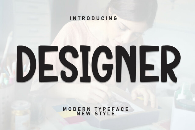 Designer Display Font - Download Free Font