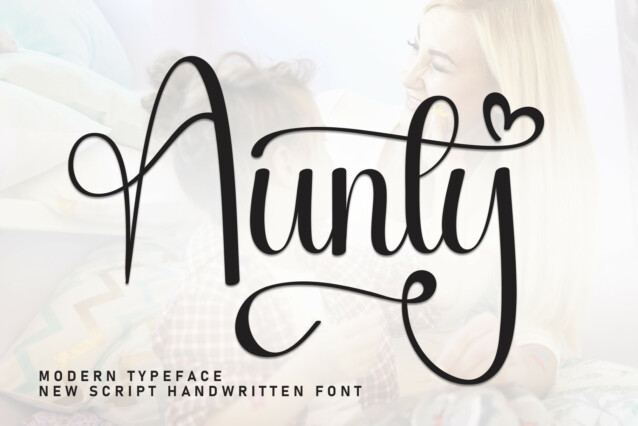 Aunty Script Font - Download Free Font