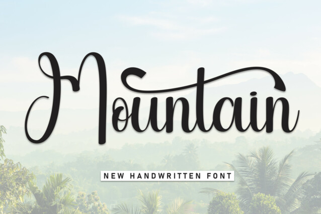 Mountain Calligraphy Font - Download Free Font