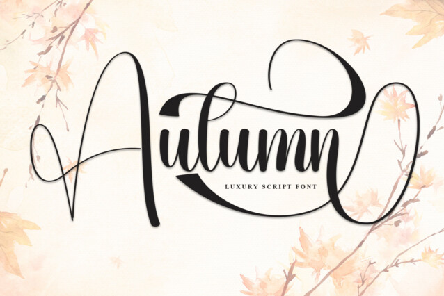 Autumn Calligraphy Font - Befonts