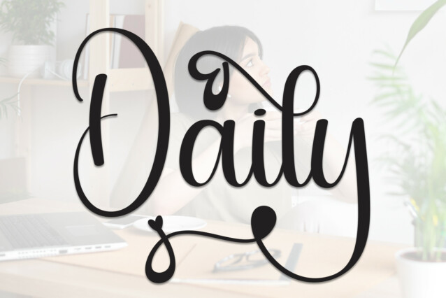 Daily Script Font - Download Free Font