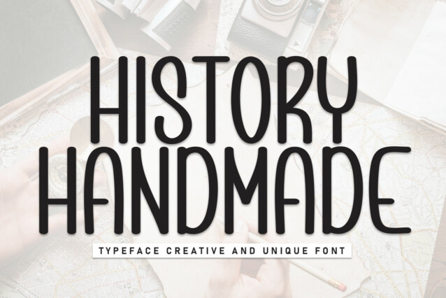 History Handmade Display Font - Download Free Font