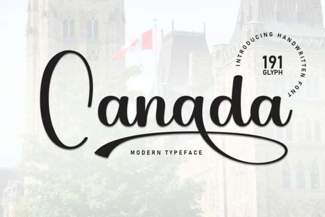 Canada Calligraphy Font - Download Free Font