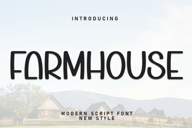 Farmhouse Display Typeface - Download Free Font