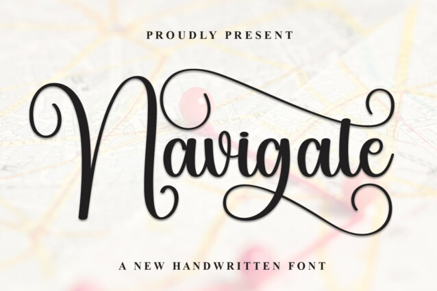 Navigate Calligraphy Font - Download Free Font