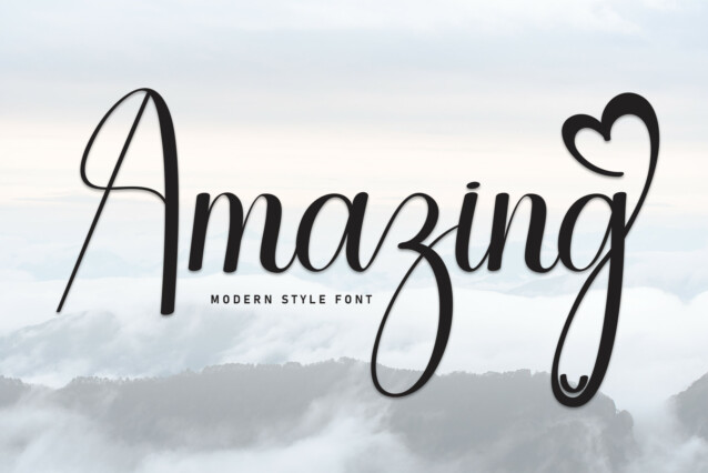 Amazing Script Font - Download Free Font