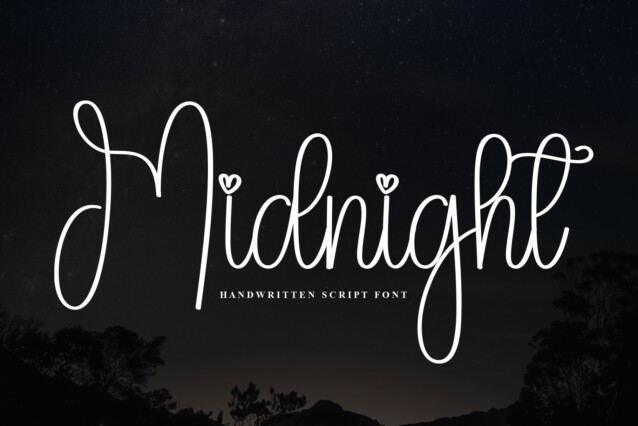 Midnight Script Typeface - Download Free Font