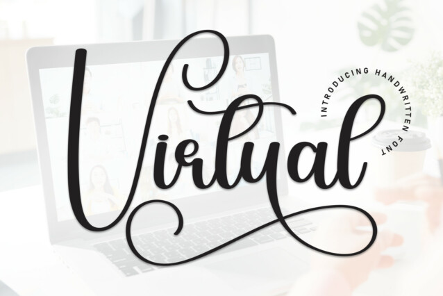 Virtual Calligraphy Font - Download Free Font