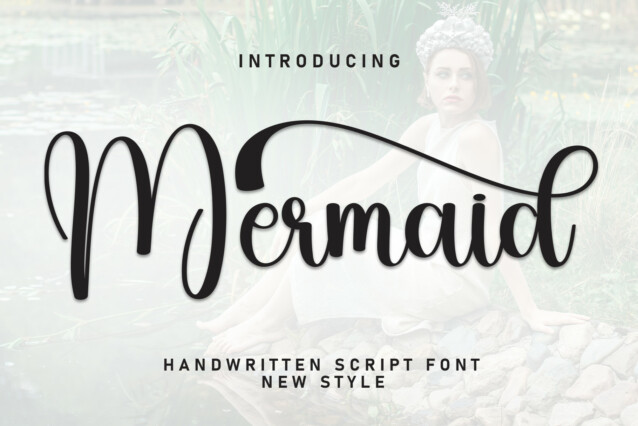 Mermaid Calligraphy Font - Befonts