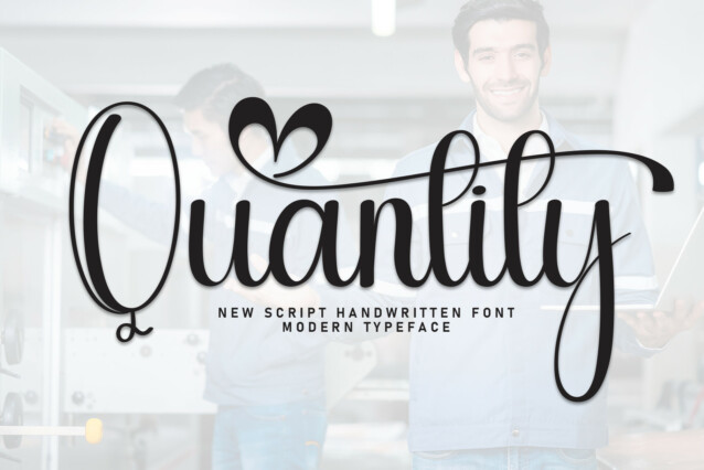 Quantity Calligraphy Font - Download Free Font