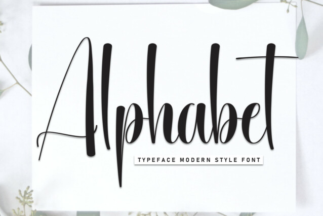 Alphabet Script Font - Download Free Font