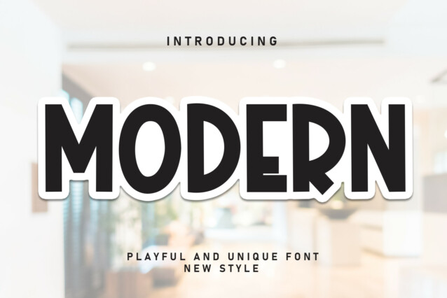 Modern Display Font - Download Free Font