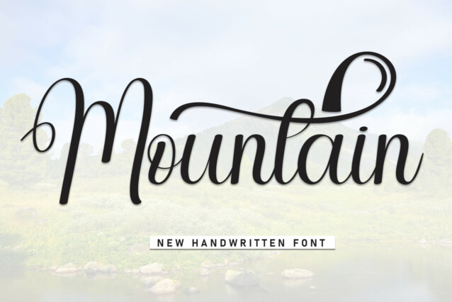 Mountain Calligraphy Font - Download Free Font