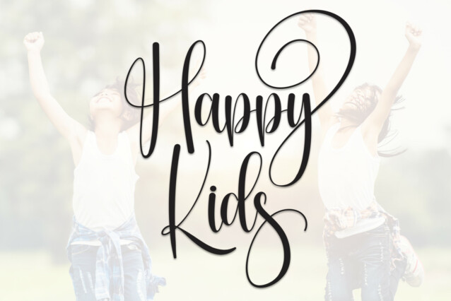 Happy Kids Calligraphy Font - Download Free Font