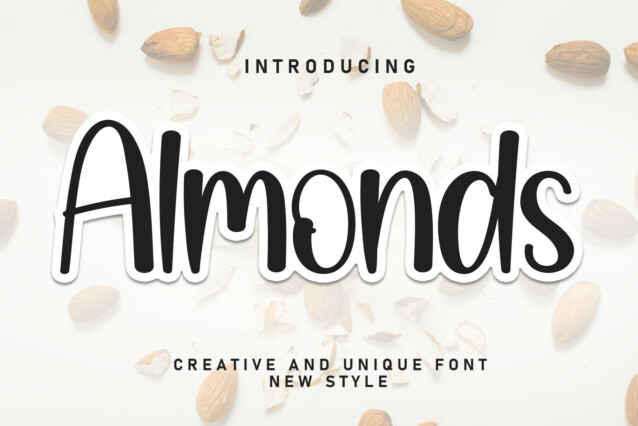 Almonds Display Font - Download Free Font