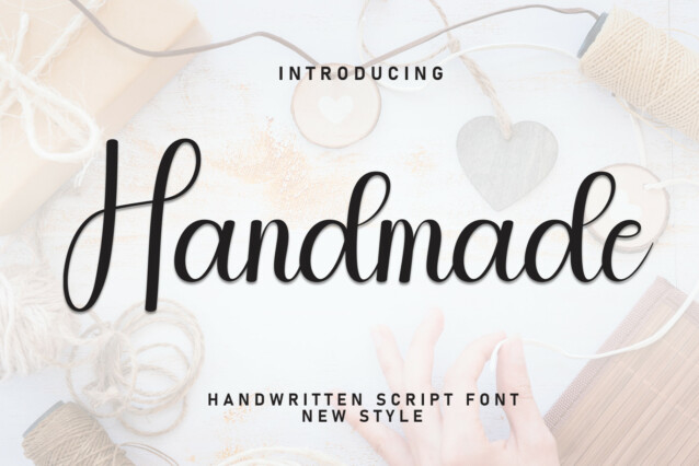 Handmade Script Typeface - Befonts
