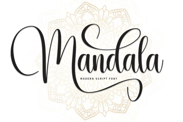 Mandala Calligraphy Font - Download Free Font