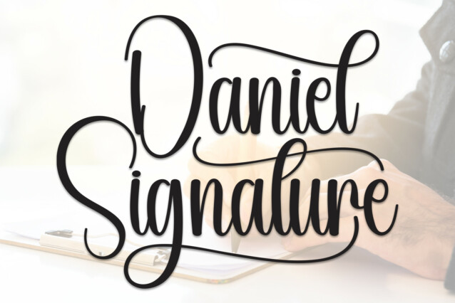 Daniel Signature Script Font - Download Free Font