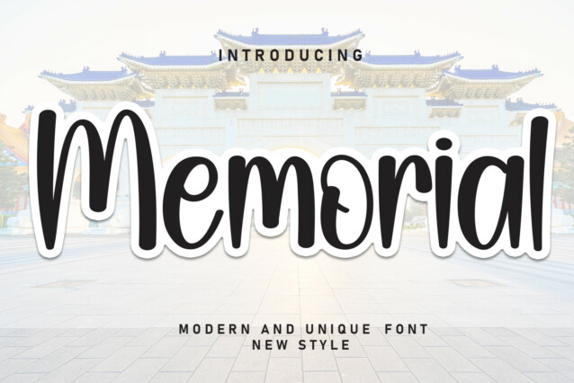 Memorial Display Font - Download Free Font