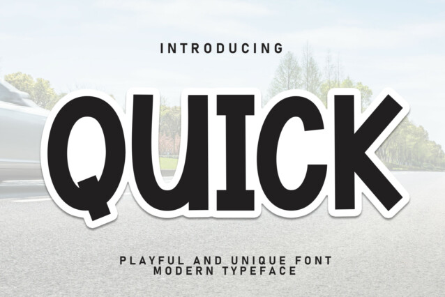 Quick Display Font - Download Free Font